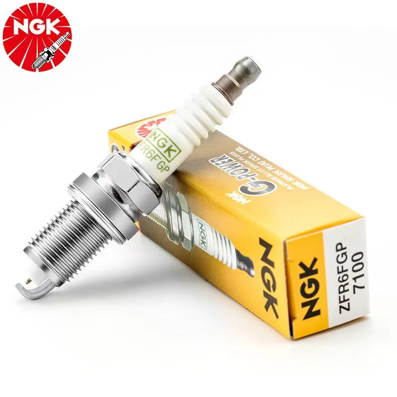 NGK-Platinum-Spark-Plug-ZFR6FGP-7100-Original-import-1-Box-Of-4-Sparks ...