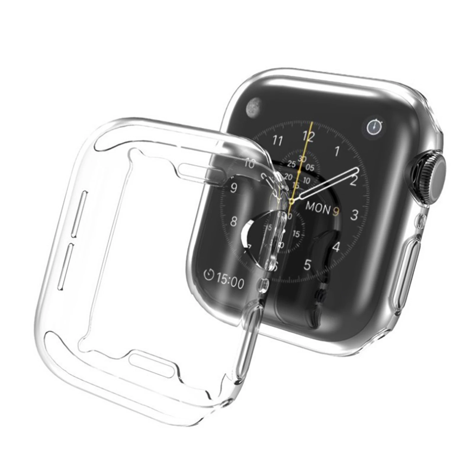 Capa Protetora De Tela 7 45mm 41mm Transparente Tpu Cover Smart Watch ...