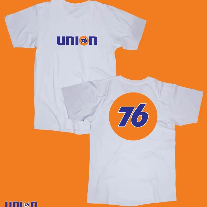 Union 76 logo white T shirt Oil Gas station - AliExpress 200000343
