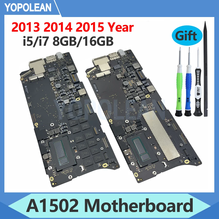 Tested Motherboard I5 I7 8gb 16gb For Macbook Pro Retina 13" A1502 ...