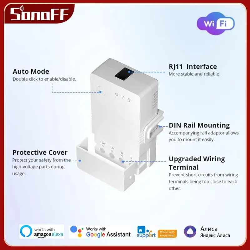 SONOFF-TH-Origin-Wifi-Switch-Smart-Home-Controller-Temperature-Humidity ...