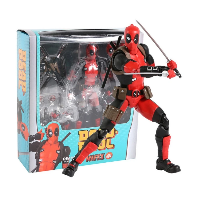 16cm-Mafex-082-Marvel-X-Men-Deadpool-Action-Figure-Comic-Version ...