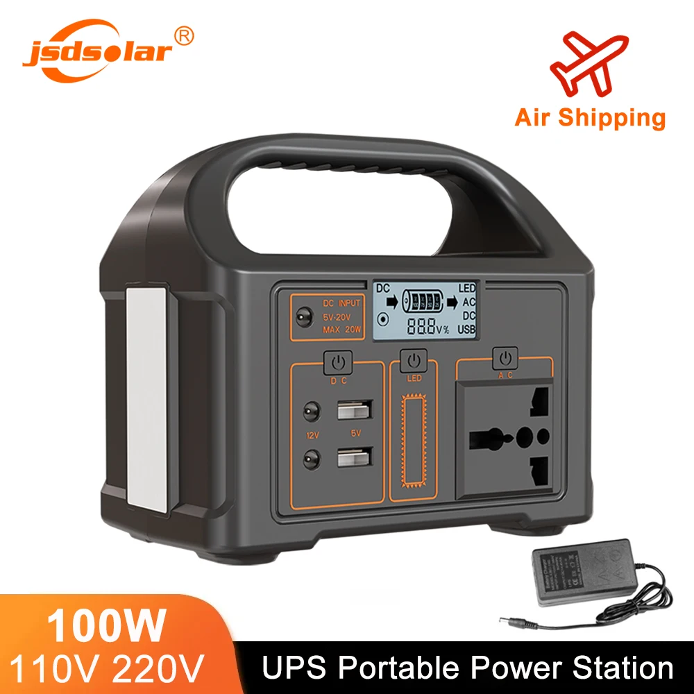 100W-24000mAh-Power-Bank-220V-110V-Portable-Power-Station-76-8Wh-Solar ...