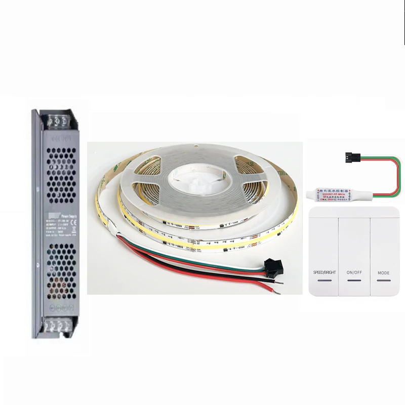 24V-WS2811-Chasing-Light-COB-LED-Strip-360LEDs-High-Bright-Water ...