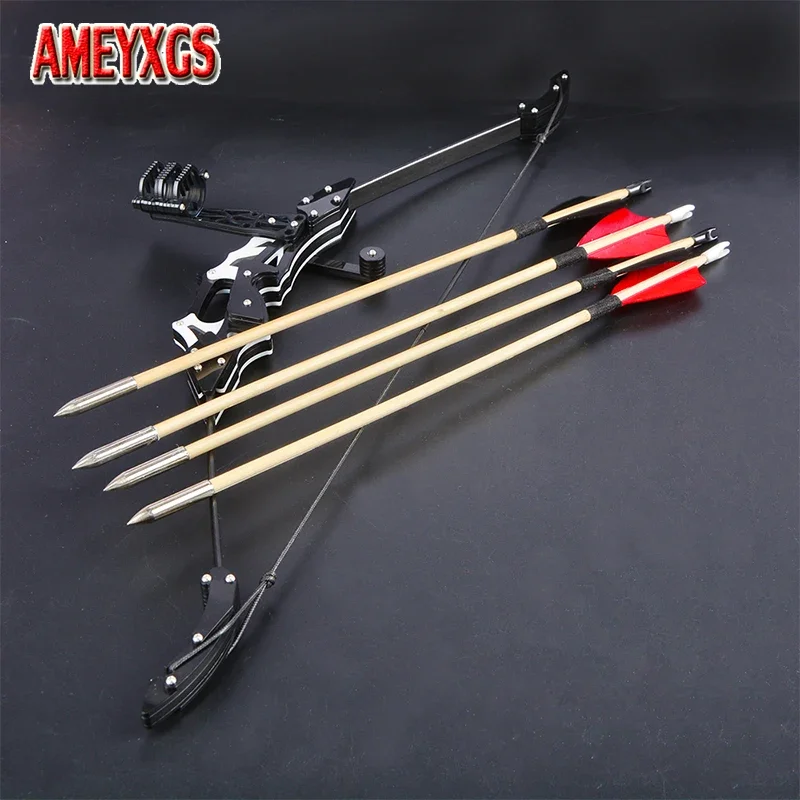 18lbs-Mini-Recurve-Bow-19Inch-Archery-Bow-With-4pcs-Wooden-Arrows ...