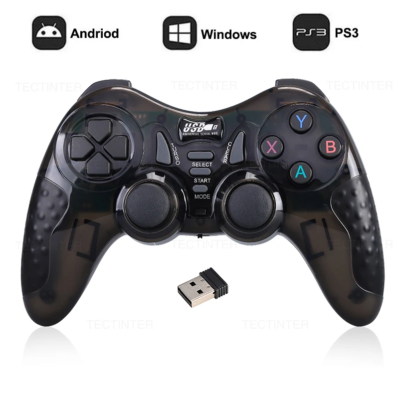Mando inalámbrico 2,4G para PS3/PC/TV Box, Joystick para Super consola ...