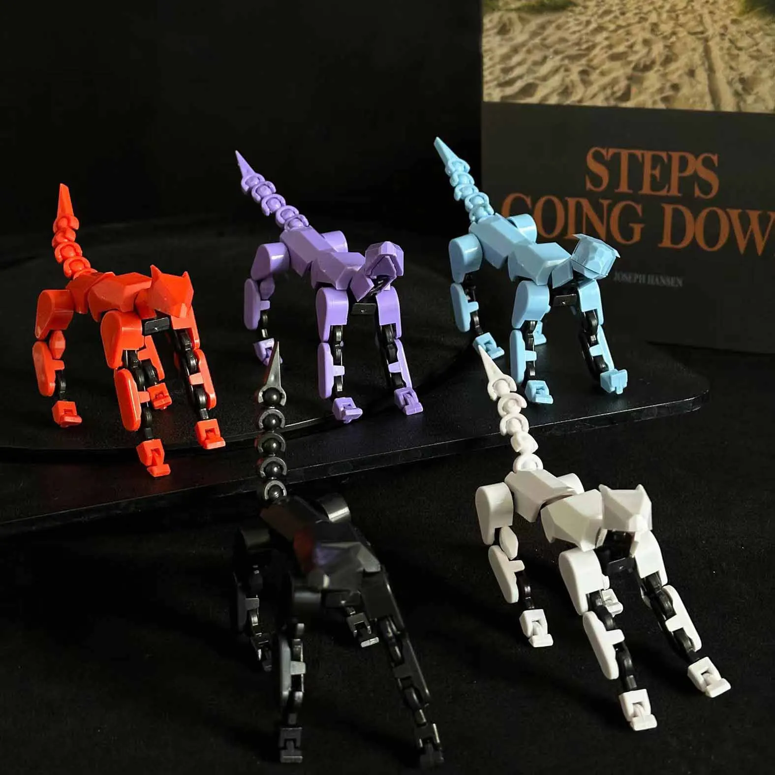 New-3D-Printing-Articulated-Dog-Toys-Multi-joint-Movable-EDC ...