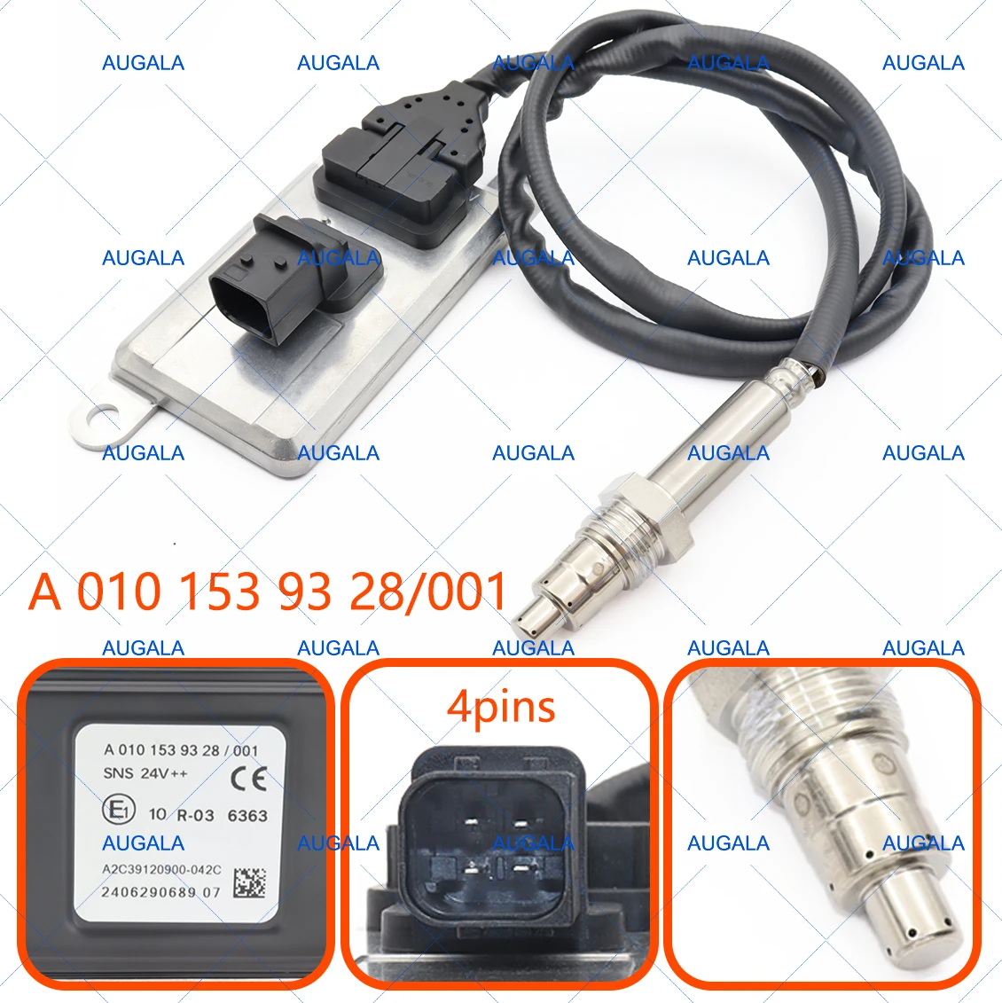 AUGALA-24V-Nitrogen-Oxide-Nox-Sensor-5WK96642B-For-Mercedes-Benz-Actros ...