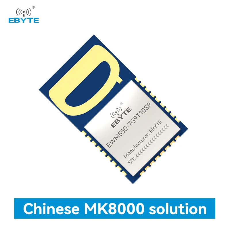 UWB Wireless Ranging Positioning Module MK8000 EBYTE EWM550 Module Test ...