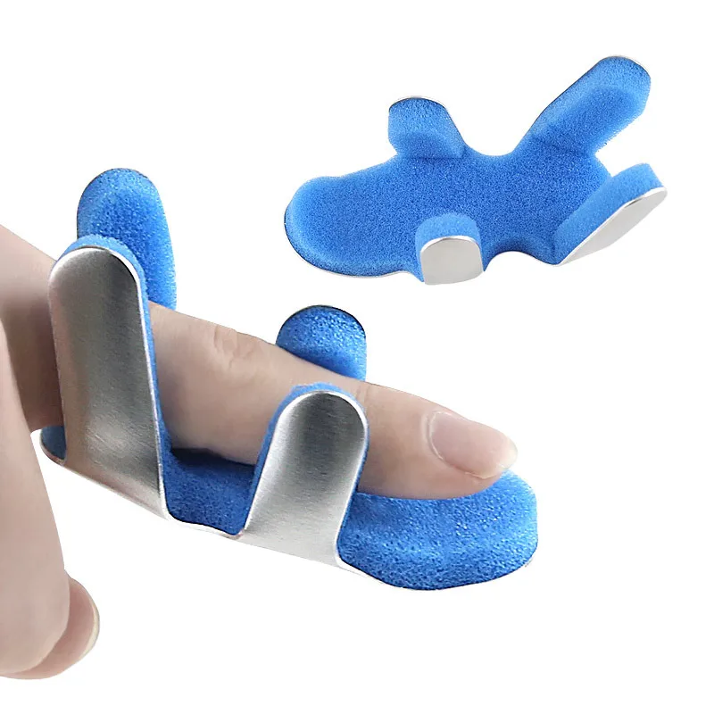 Medical Finger Splint Brace Frog Phalanx Posture Corrector Aluminium ...