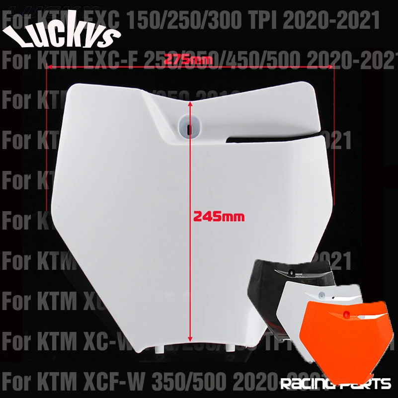Motorcycle Front License Number Plate Registration Plate Cover For Ktm ...
