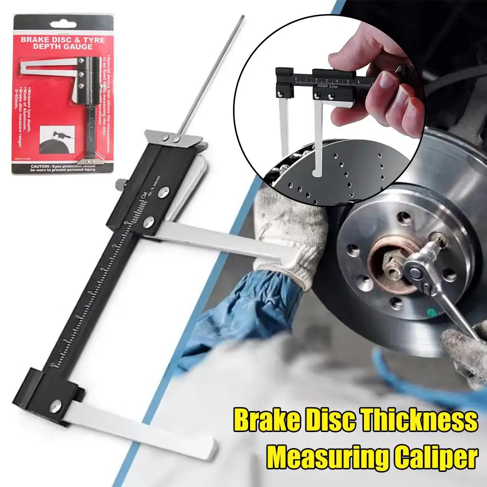 Accurate Brake Disc Thickness Gauge Vernier Measuring Plate Tyre ...