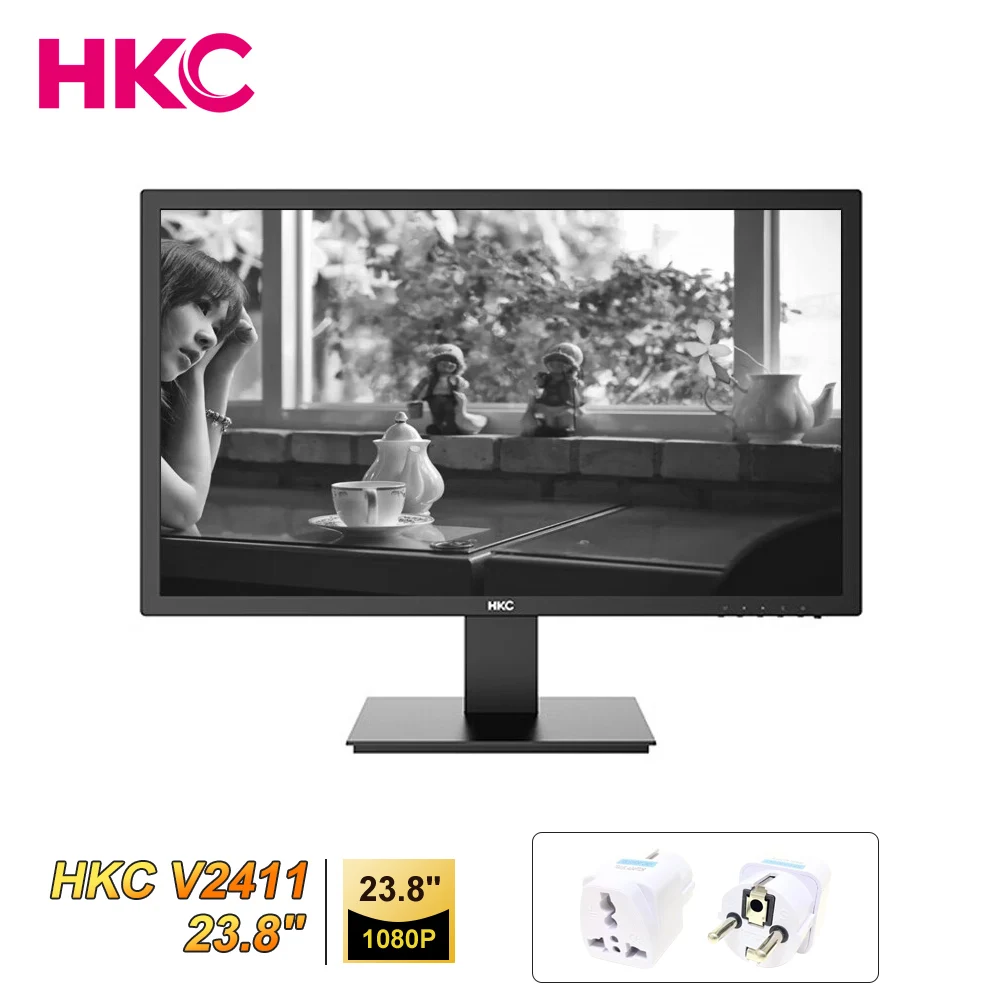 HKC-23-8-Inch-Monitor-60Hz-LED-Display-V2410-V2411-V2412-PC-Monitor ...