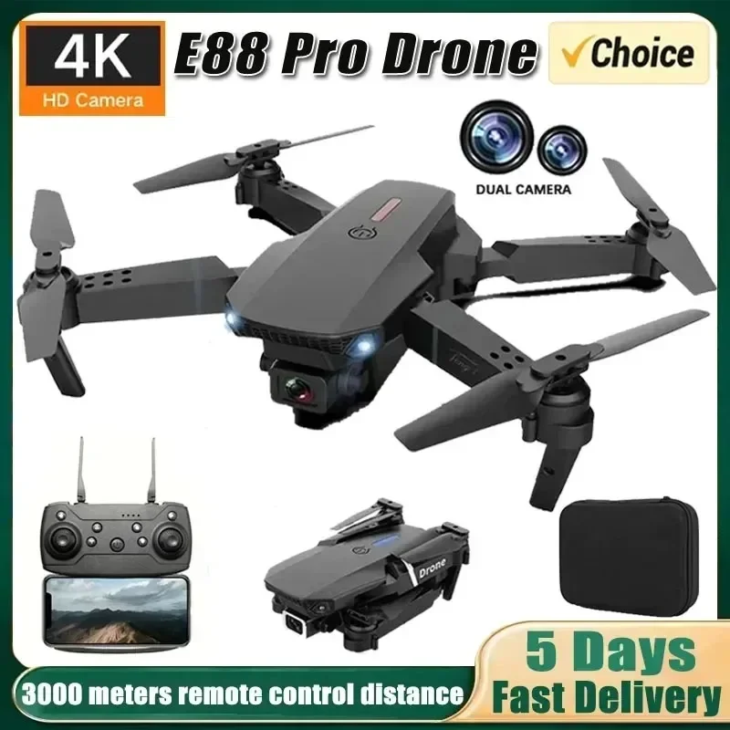 Dron-profesional-E88-4K-gran-angular-c-mara-HD-1080P-WiFi-FPV-Soporte ...