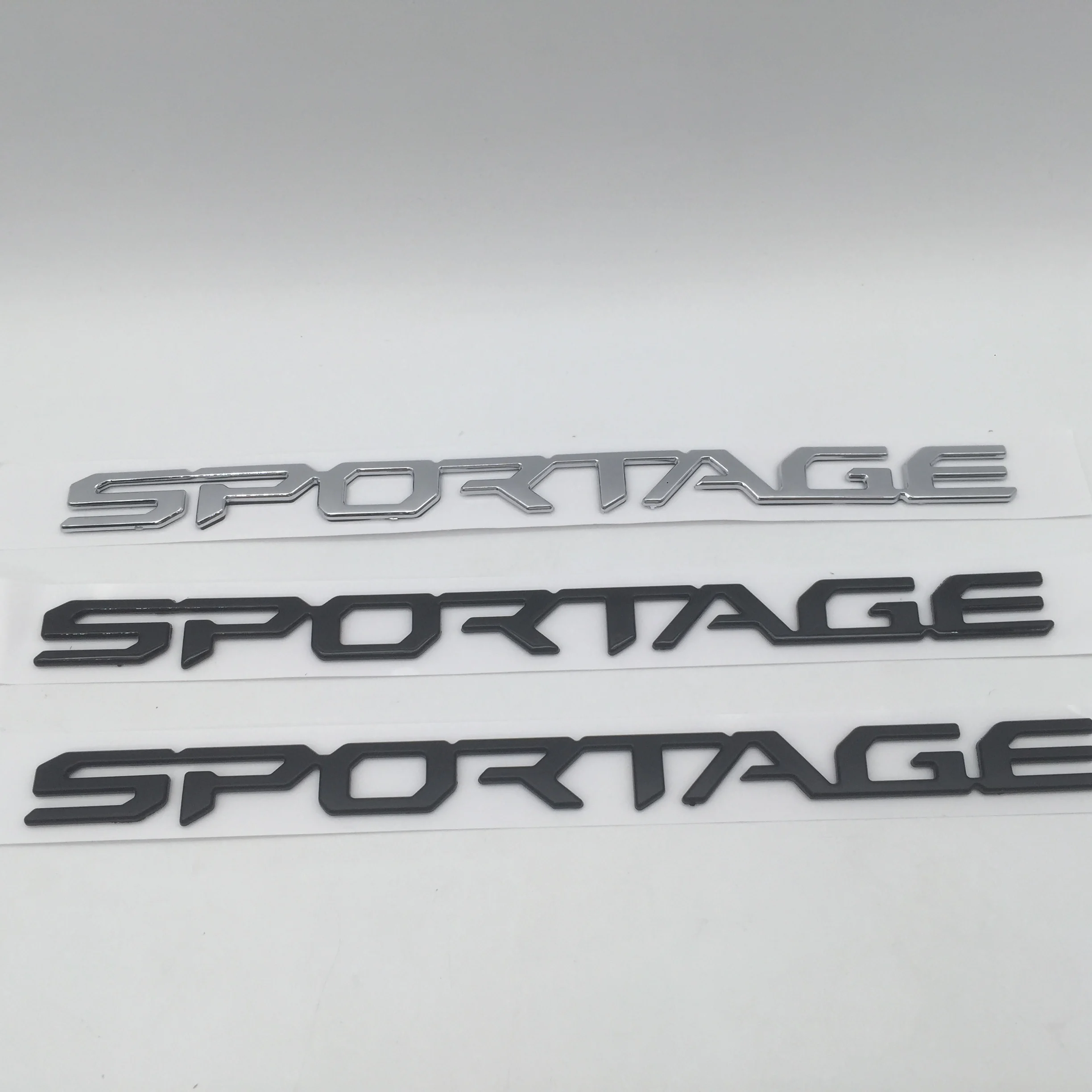 1pcs ABS SPORTAGE car letters Fender side Emblem Rear tail trunk badge ...