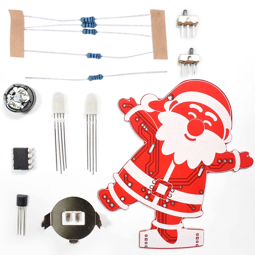 Santa-Claus-Music-Electronic-Production-Diy-Kit-Led-Welding-Exercise ...