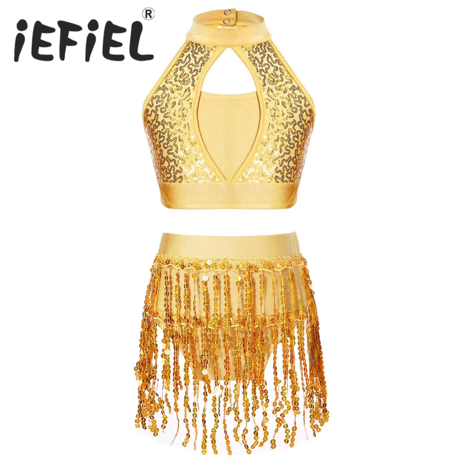 Kids-Girls-Glitter-Sequins-Ballet-Dance-Sets-Gymnastics-Dance-Costume ...