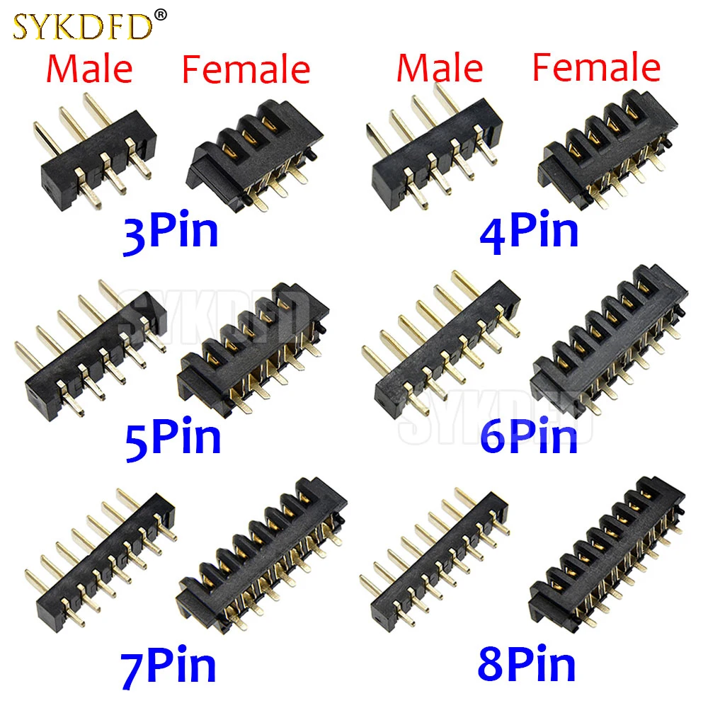 1PCS-Battery-Connector-Blade-Socket-Male-Female-Connector-Pitch-2-5-mm ...