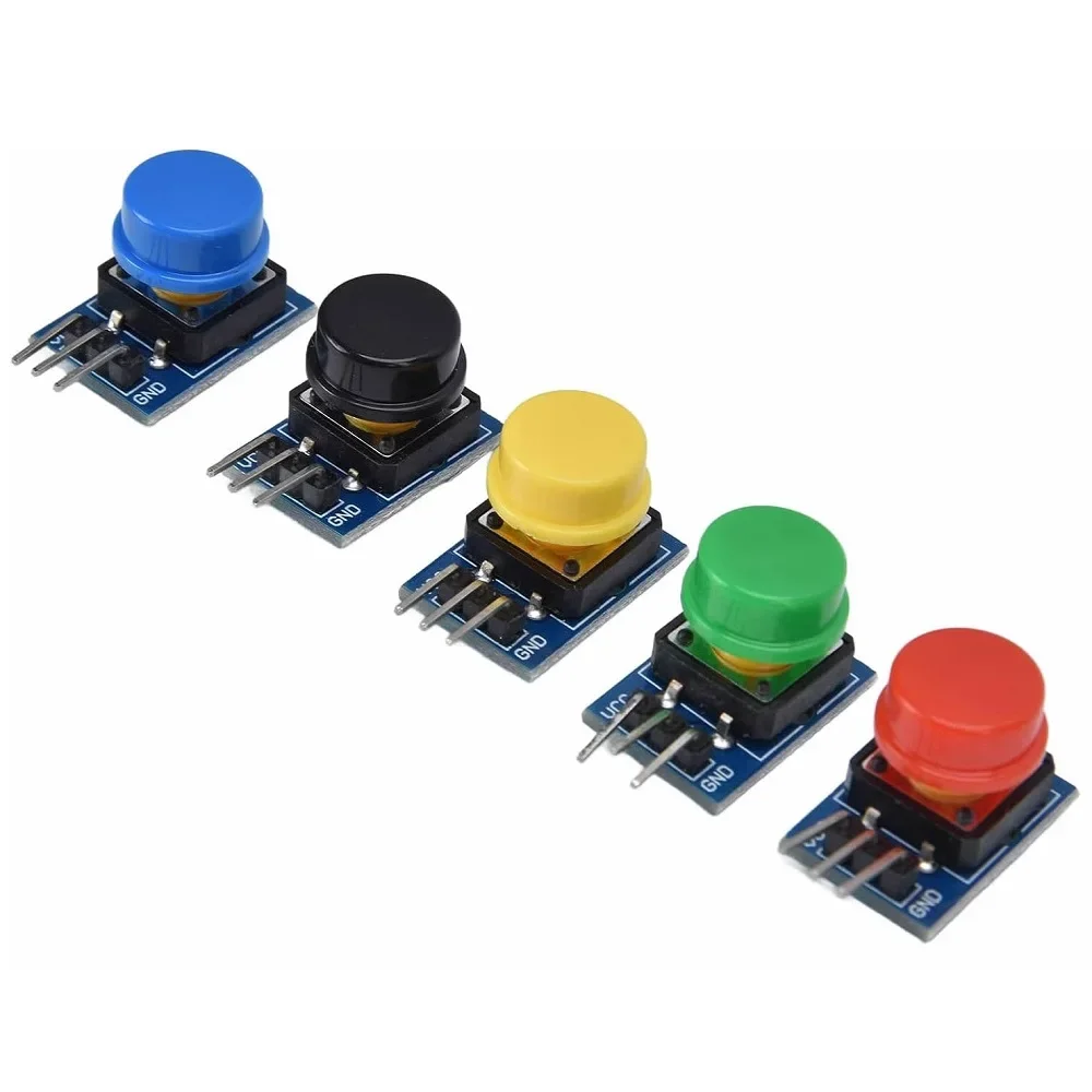 5PCS-12X12MM-Big-Key-Module-Button-Module-Light-Touch-Switch-Module ...