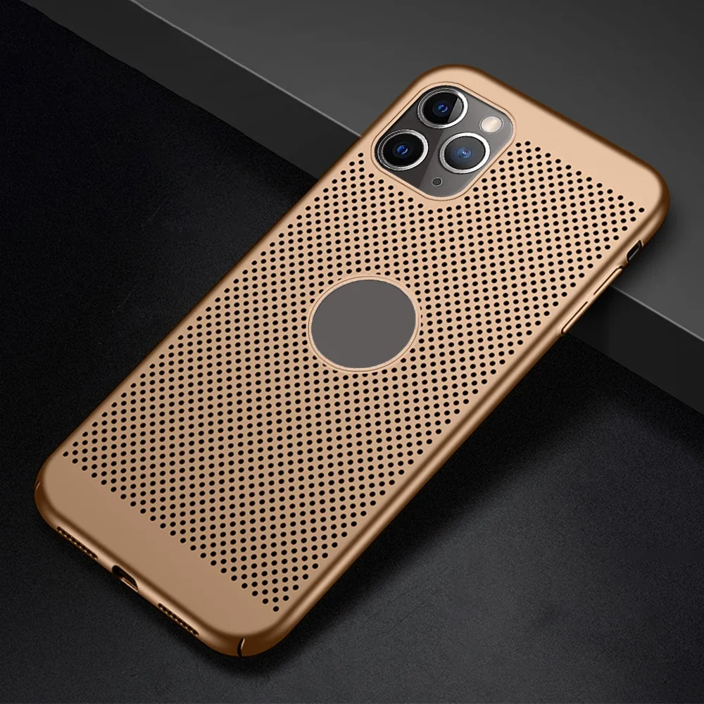 Heat Dissipation Breathable Cooling Case For IPhone 15 14 13 12 11 Pro ...