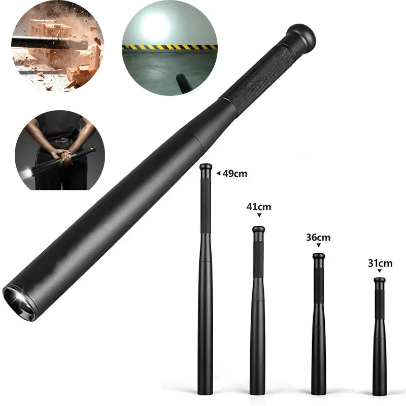 Ultra-Bright-Security-Defense-Flashlight-Stick-LED-Waterproof-Baseball ...