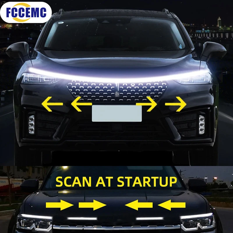 LED-Daytime-Running-Light-Strip-Scan-Starting-Car-Hood-Decorative ...
