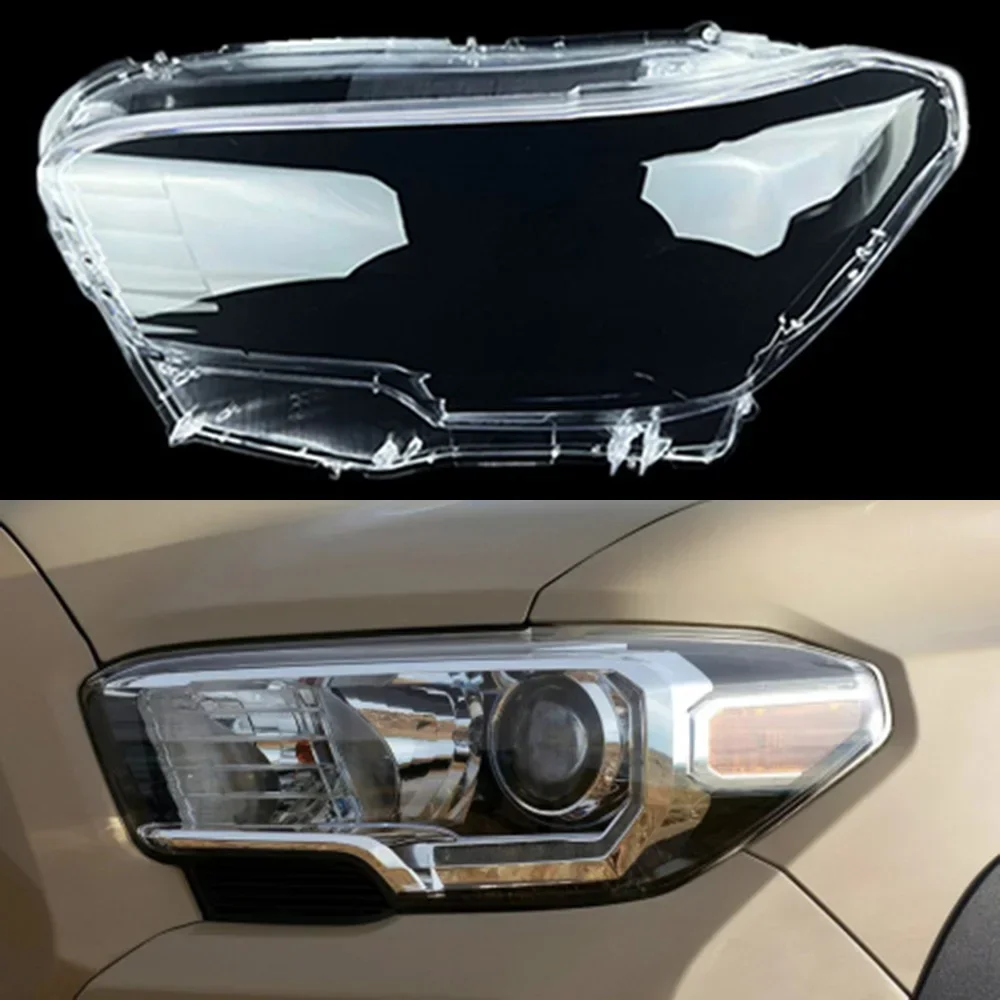 For-Toyota-Tacoma-Car-Front-Glass-Lens-Headlight-Cover-Headlamp-Shell ...