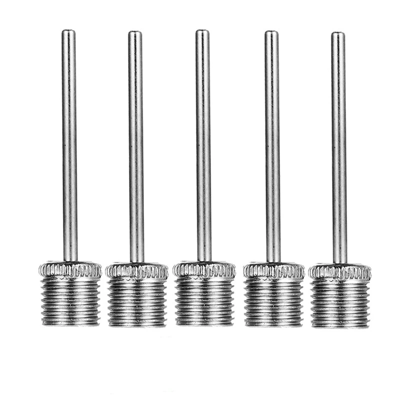 5pcs-Inflatable-Valve-Adapter-Stainless-Steel-Pump-Needle-Sports-Ball ...
