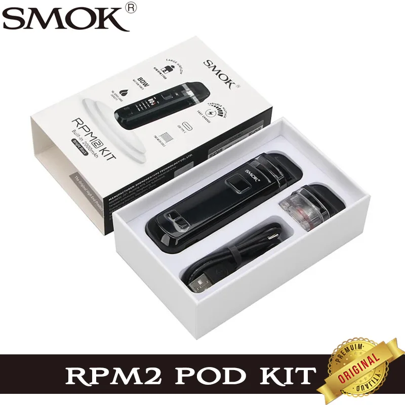 SMOK-Kit-de-vapeo-Original-RPM2-Pod-bater-a-de-80W-y-2000mah-con ...