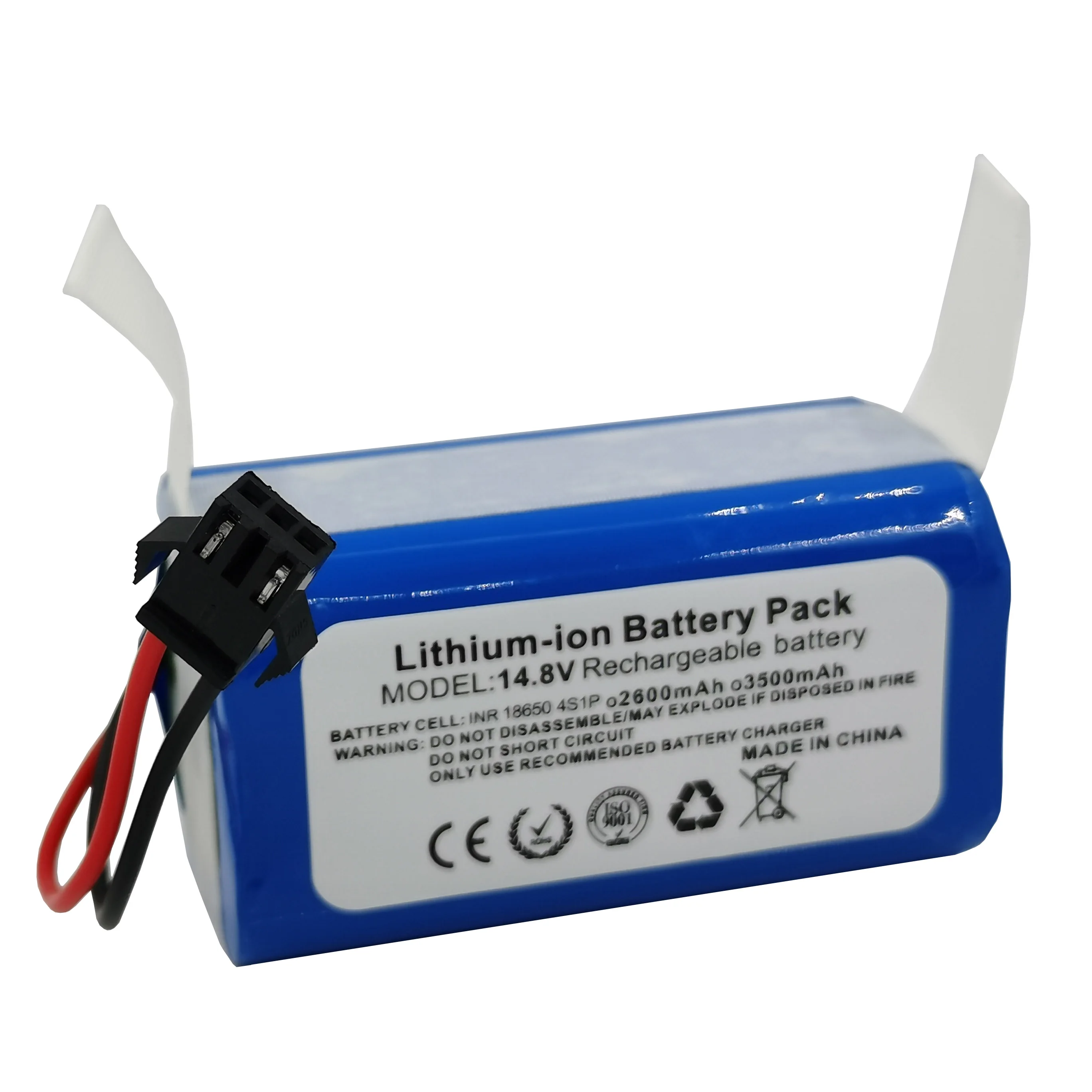 14-4V-14-8V-3500mAh-2600mAh-Li-Ion-Cylindrical-Rechargeable-Battery ...