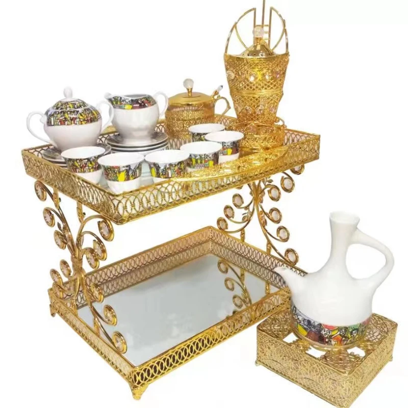 arabic-traditional-porcelain-coffee-cup-and-saucer-set-with-ethiopian ...