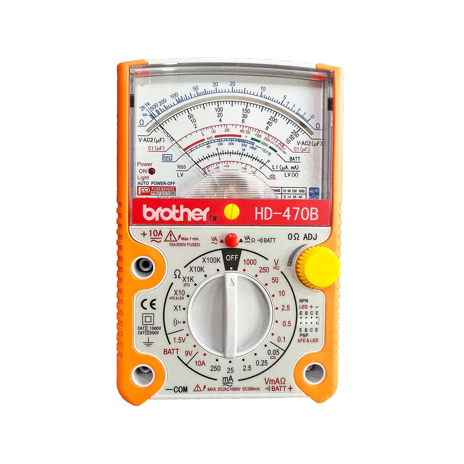 Brother HD 470B High Precision Analog Multimeter AC/DC Current ...