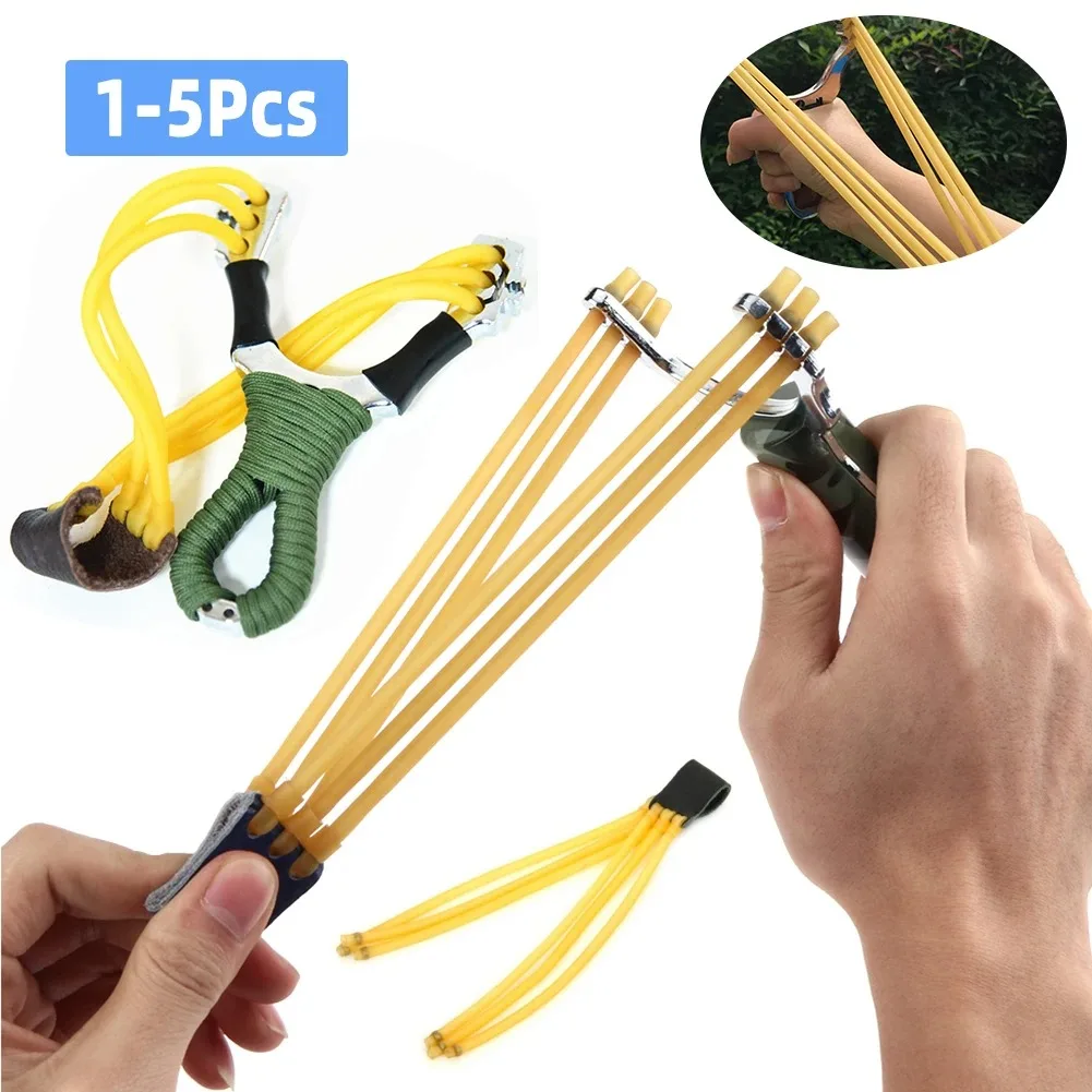1-5Pcs-6pcs-Lot-Slingshot-Replacement-Rubber-Band-Powerful-Catapult ...