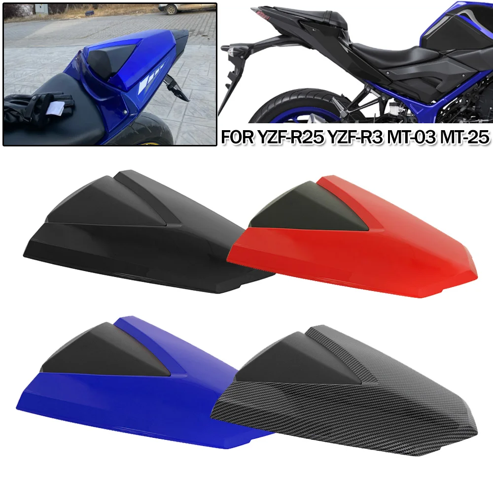 Motorcycle-Pillion-Rearseat-Cover-Cowl-Solo-Passenger-Fairing-Tail ...