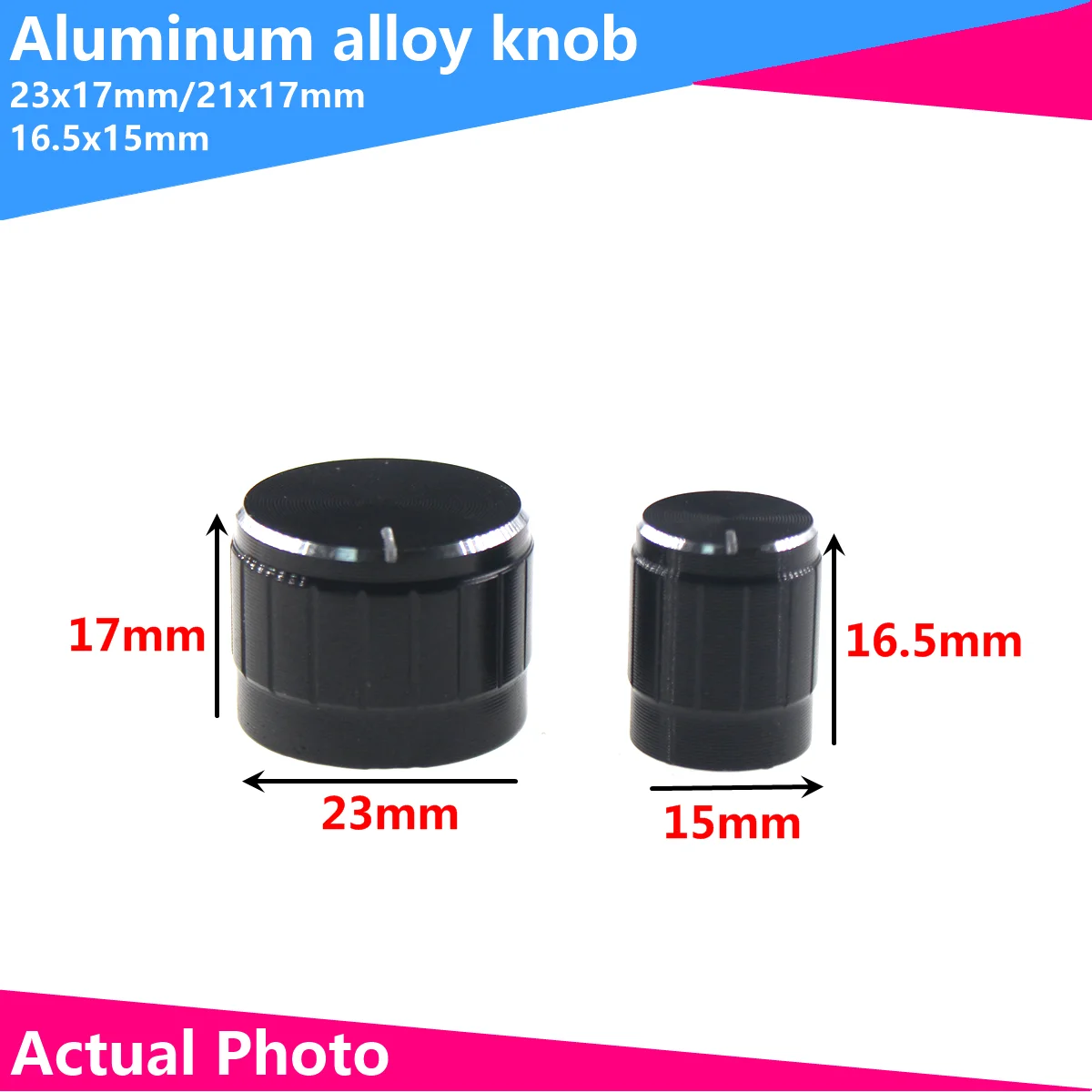 5PCS-aluminum-alloy-knob-hat-23-17-21-17-16-5-15mm-inner-hole-diameter ...