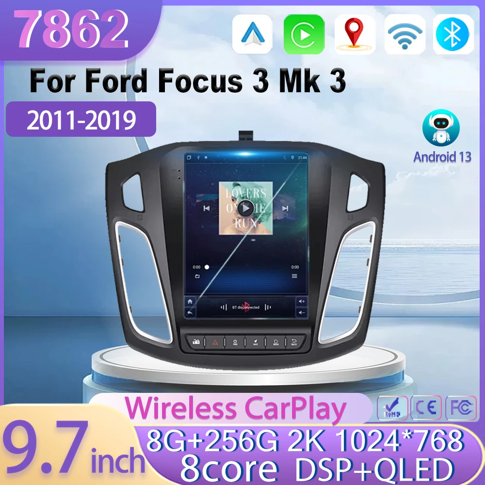 Android-13-For-Ford-Focus-3-Mk-3-2011-2019-Tesla-Style-Navigation-Auto ...