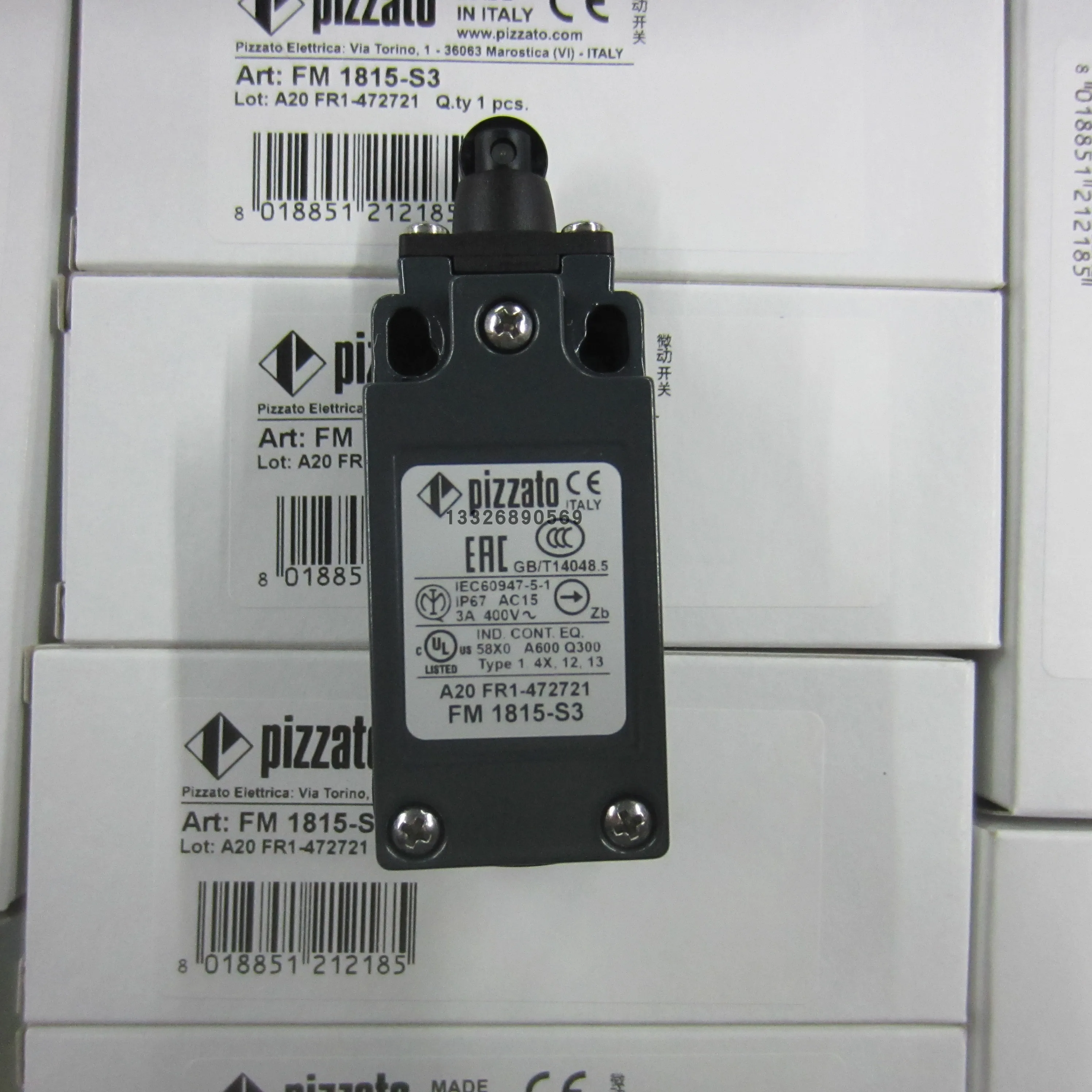 FM1815-S3-PIZZATO-microswitch-original-authentic-Italian-COMEM ...