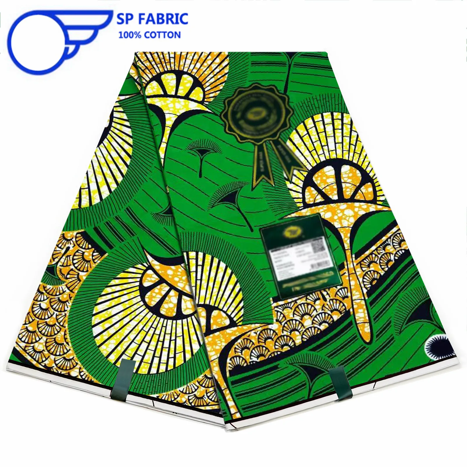 100-Original-Super-Ankara-Wax-Print-Cotton-Fabric-From-Holland-6-Yards ...