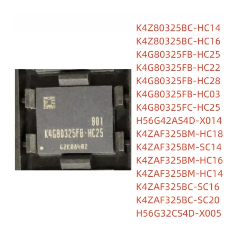NEW DDR K4Z80325BC-HC14 HC16 K4G80325FB-HC22 HC03 K4G80325FC HC25 HC28 ...
