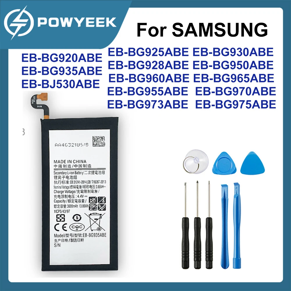NEW-lithium-polymer-battery-For-Samsung-Galaxy-S6-Edge-Plus-S7-Edge-S8 ...