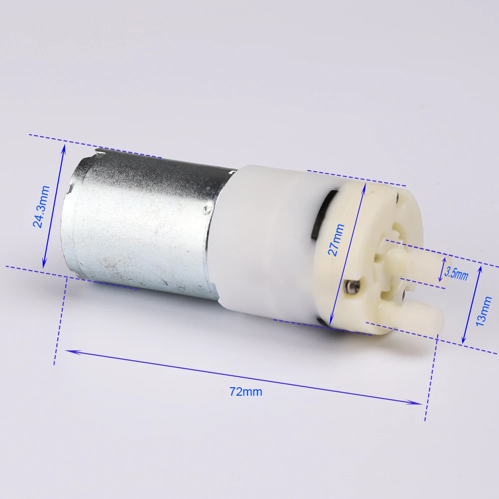 Mini Water Pump 370 Self-priming Pump DC 5V 6V 7.4V Motor Diaphragm Pump USB Small Pump Vacuum ...