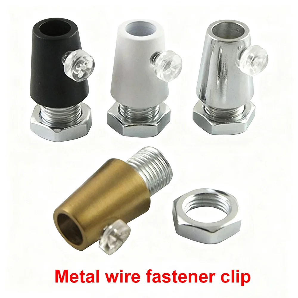Metal Lock Wire Clip For Pendant Lamp Electrical Cable Clamps Power ...