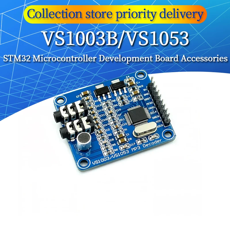 VS1003B-VS1053-MP3-Decoding-Module-Microphone-Head-STM32 ...