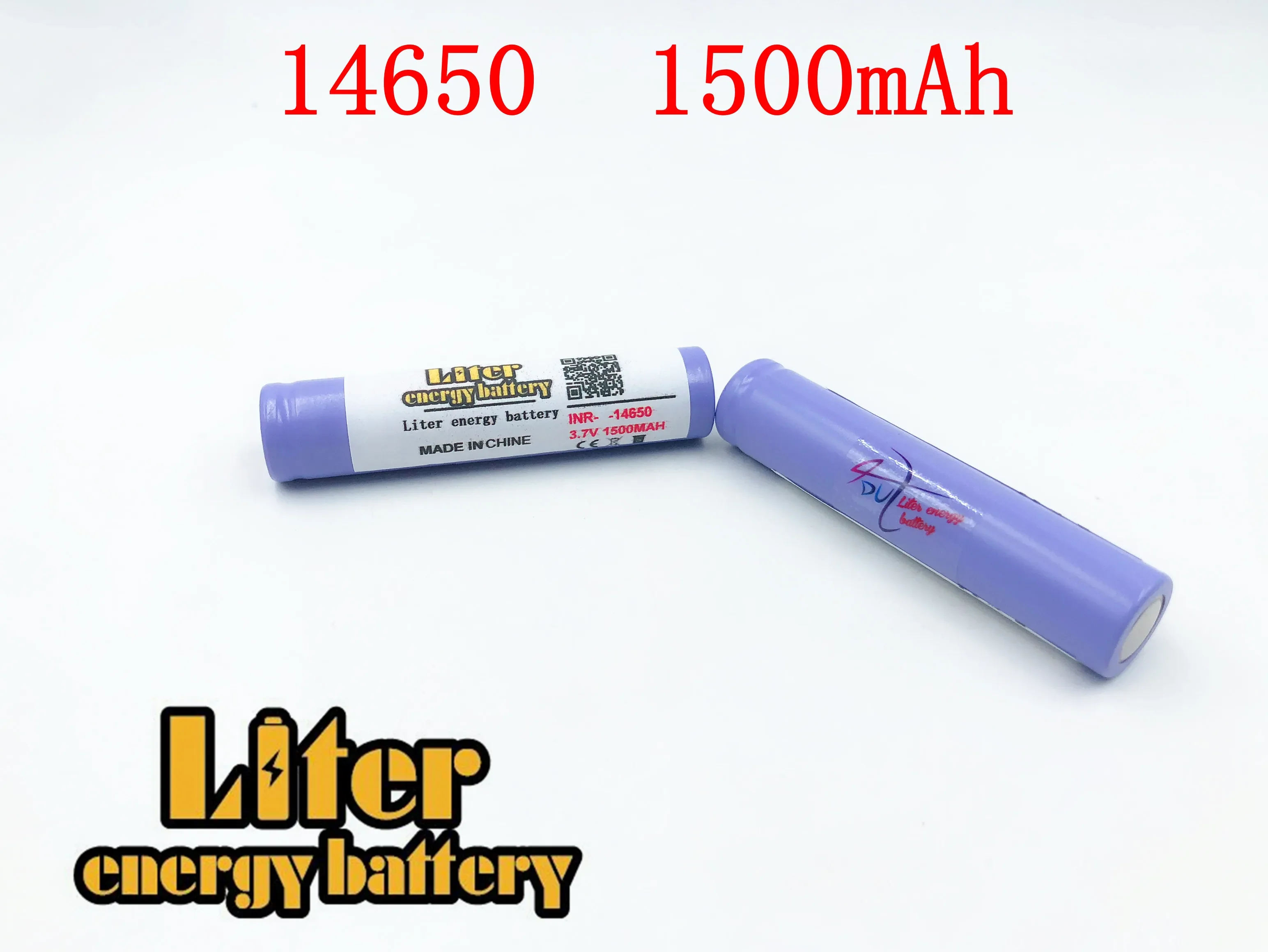Brand-Liter-energy-batter-3-7V-1500mAh-battery-14650-High-Drain ...