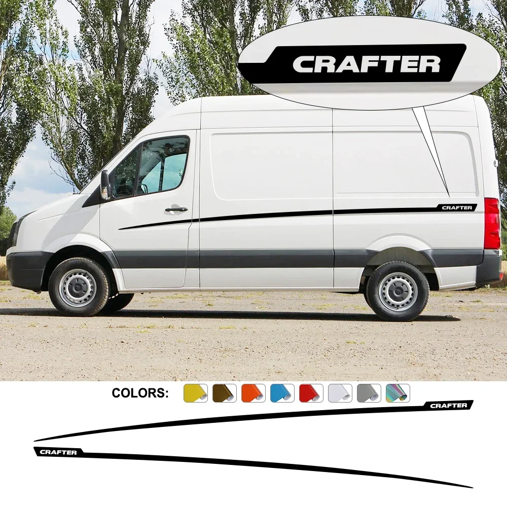 Van-Body-Side-Stickers-For-Volkswagen-VW-Crafter-RV-Motorhome-Camper ...