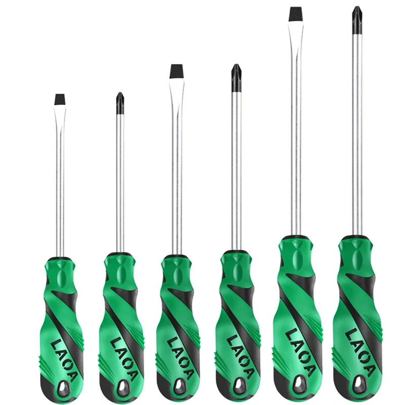 LAOA 1pc Slotted Screwdriver S2 Material Phillips Screwdrivers Double ...