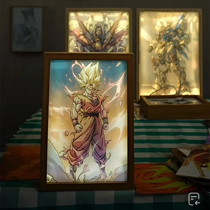 Acrylic-LED-Light-Painting-DIY-Custom-Anime-Night-Light-Wireless-Lamp ...