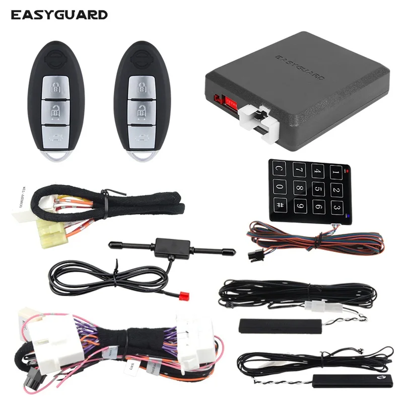 EASYGUARD PKE keyless entry system auto starter Plug&Play CAN BUS for ...