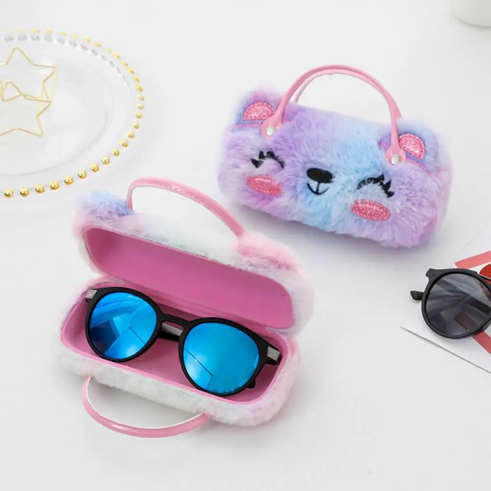 Portable Plush Glasses Case Cute Cartoon Glasses Box Spectacle Case ...