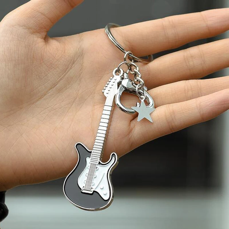 Guitar-Pentagram-Keychain-for-Women-Y2K-Accessories-Trend-Sweet-Cool ...